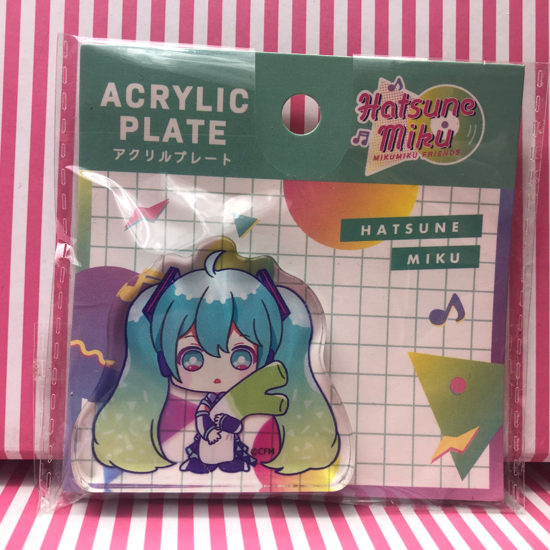Hatsune Miku - Miku Miku Friends Acrylic Plate – JapanimeHunter